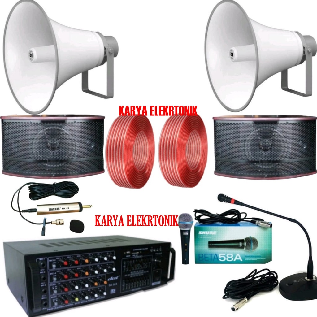 Jual PAKET SOUND SYSTEM TOA MASJID SPEAKER LUAR DAN DALAM PAKET TOA ...