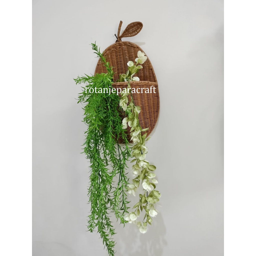Jual Vas Dinding/Vas Bunga Dinding/Vas Rotan | Shopee Indonesia