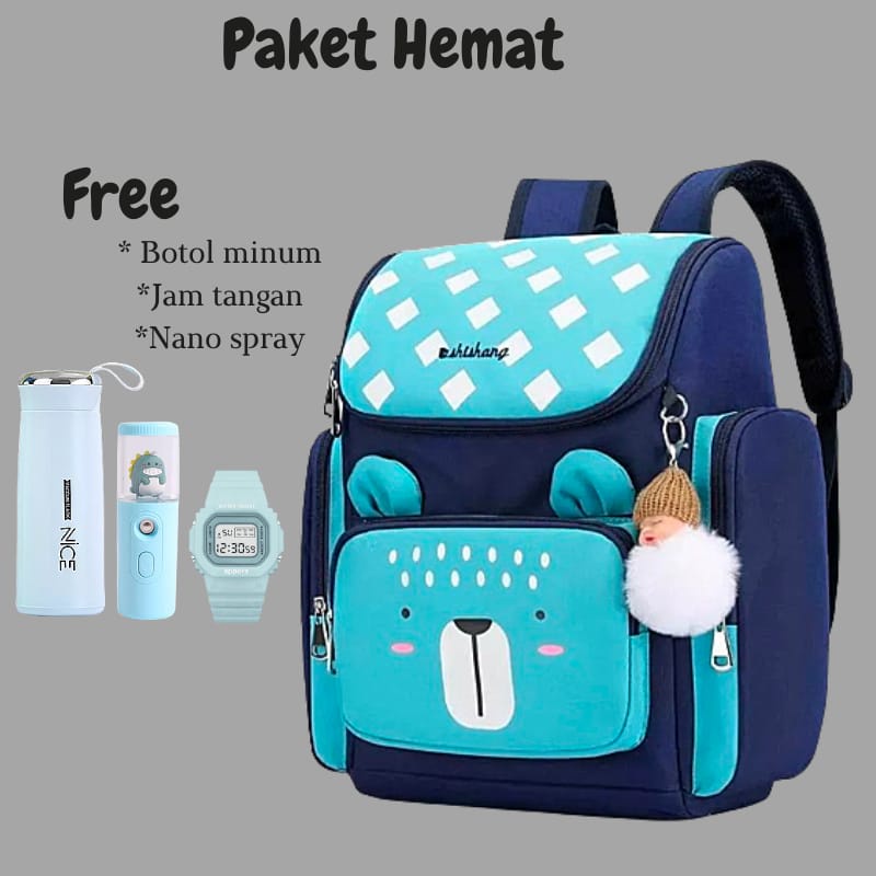 Jual tas ransel anak TEDDY tas sekolah tas main tas cowo cewe/ ️COD ️ TAS SEKOLAH ANAK PEREMPUAN ...