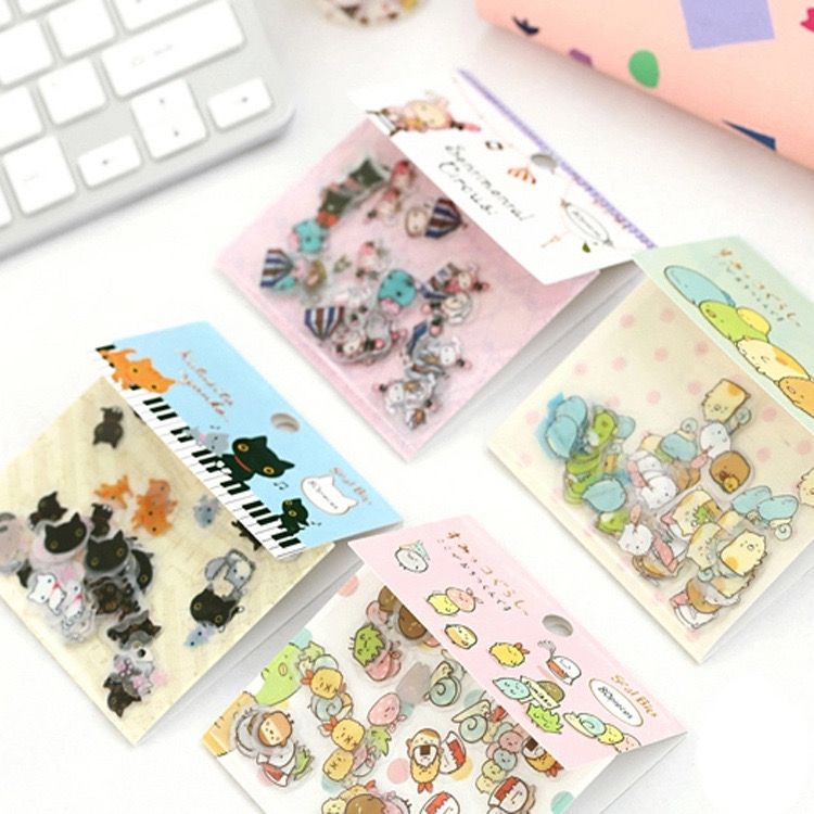 Jual GPO San X SUMIKKO GURASHI, RILAKKUMA, NYANKO & CIRCUS mini sticker ...