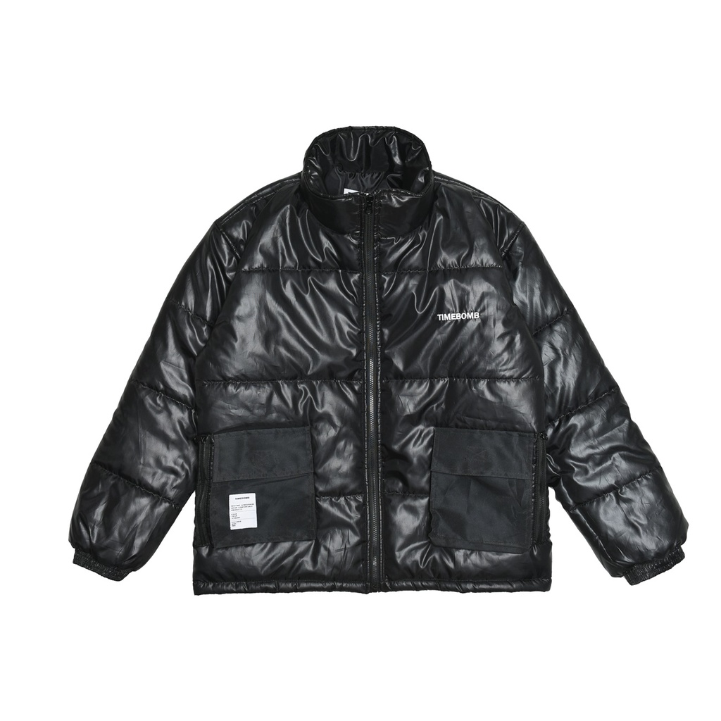 Jual TIMEBOMB JACKET | Puffer Coat Jaket | Jaket Puffer ( BLACK ULTRA ...