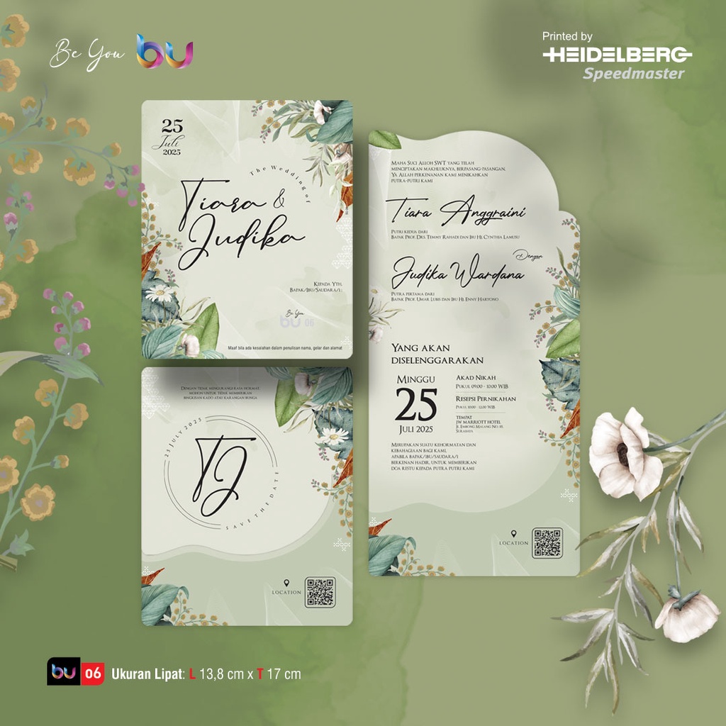Jual Java Be You (BU 06) Blanko Undangan | Blangko Undangan | Undangan ...