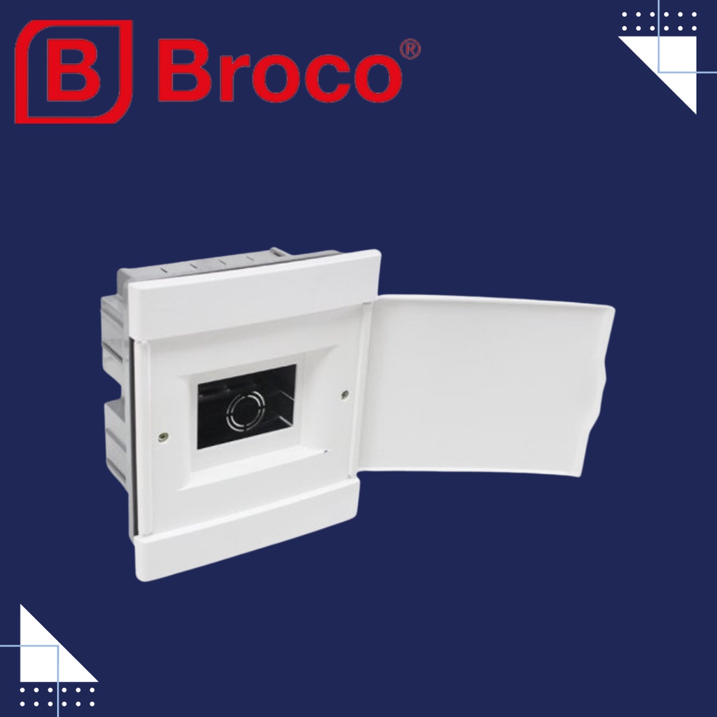 Jual Broco 17104-50 Box MCB 4 Group Inbow Transparan Original Box Mcb 4 ...