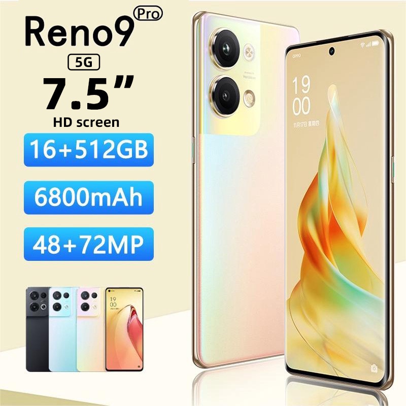 Jual Handphone OPPO Reno 9 PRO RAM 16GB ROM 512GB 7.5inch kamera HD ...