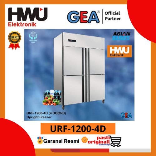Jual GEA Kabinet Upright Freezer 4 Pintu 1000L / UPRIGHT FREEZER URF ...