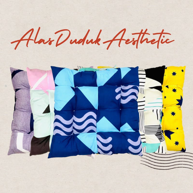 Jual Bantal Alas duduk Jumbo 50x50 Estetik/ bantal kursi / bantal ...
