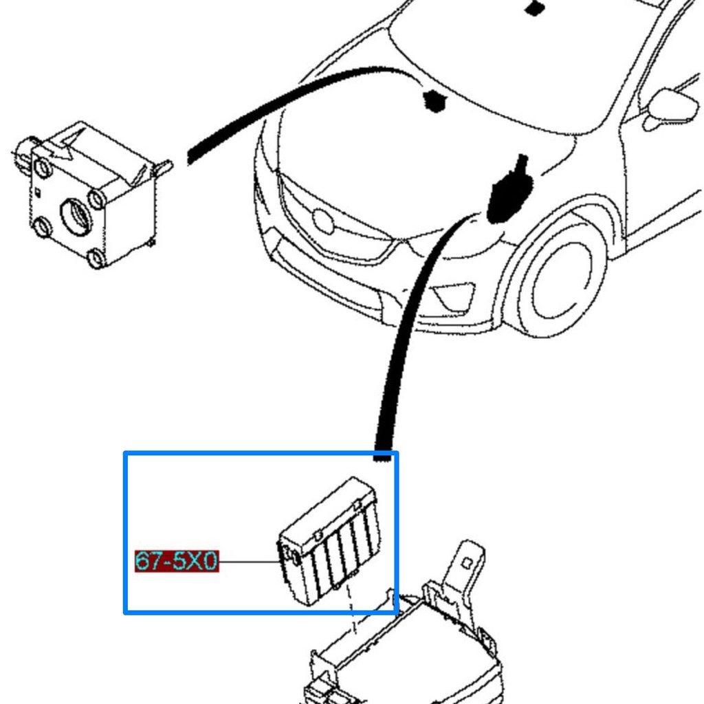 Jual Modul BCM Mazda CX5 KE 2012 2016 | Shopee Indonesia