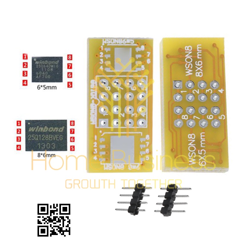 Jual Adapter Solder Socket Soket IC Bios WSON8 WSON 8 5X6 6X8 SOP8 SOP ...