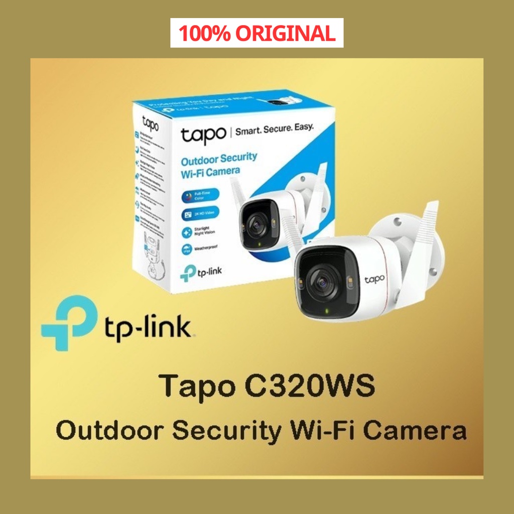 Jual Tapo Camera TP-LINK Tapo C320WS Outdoor Security Wi-Fi Camera ...