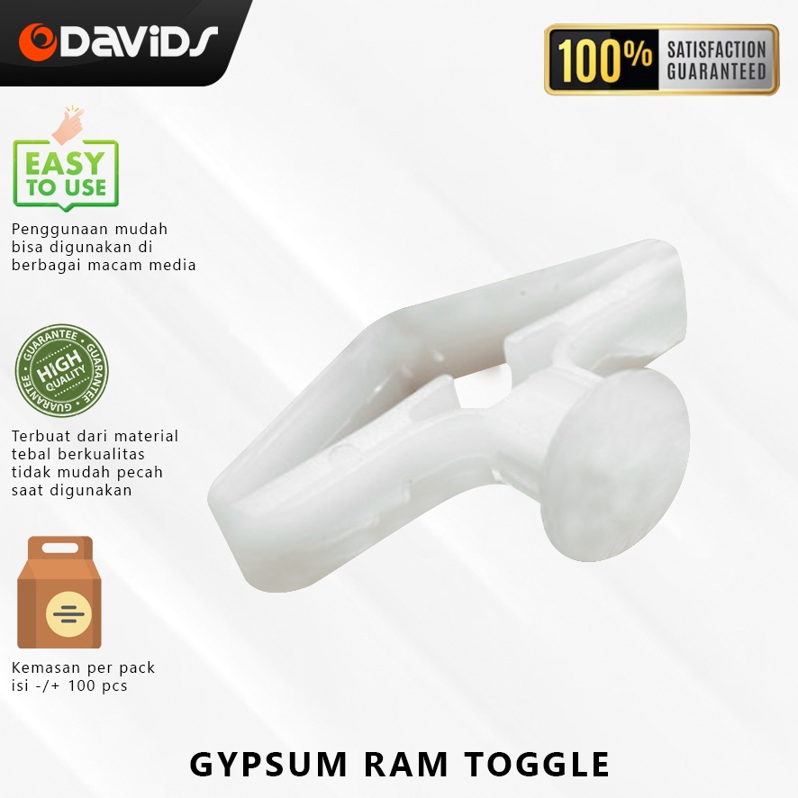 Jual Nylon Toggle Gypsum Sekrup Nylon Ram Toggle Per Pack 100 Pcs ...