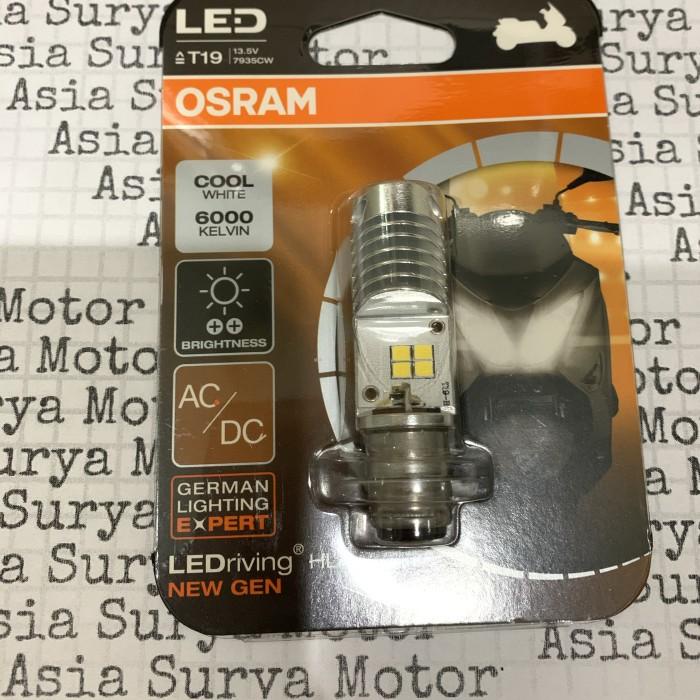 Jual OSRAM LED LAMPU UTAMA MOTOR T19 H6 K1 PUTIH 7935CW ORIGINAL | Shopee Indonesia