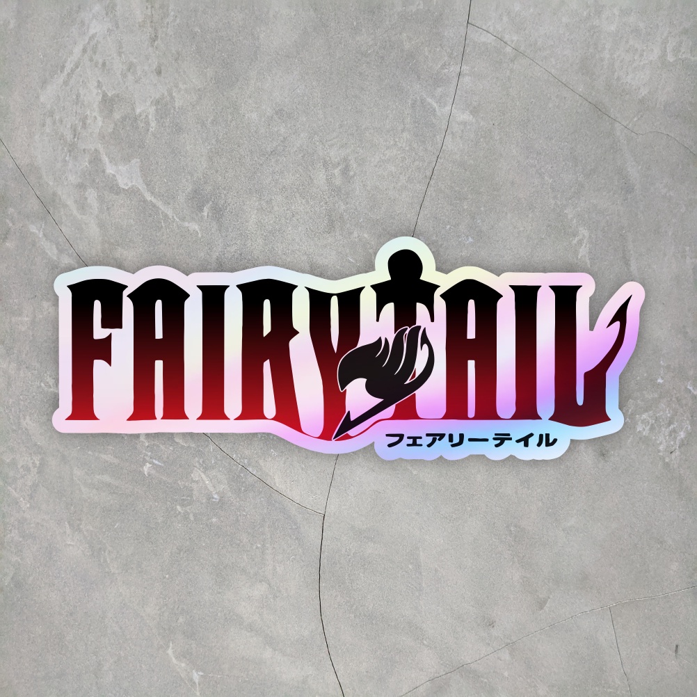 Jual Stiker Logo Anime Fairy Tail sticker case hp & laptop ukuran 9,6 ...