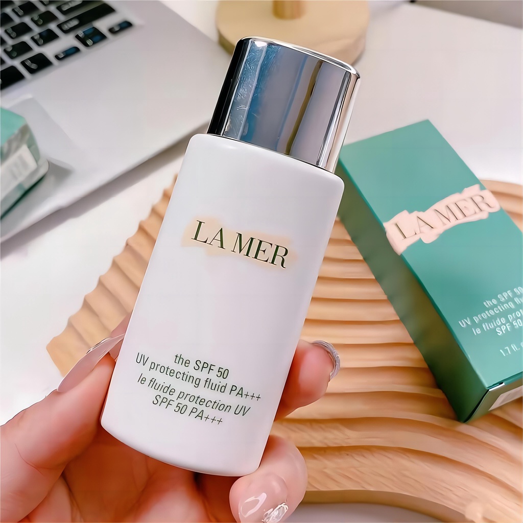 Jual La Mer Sunscreen 50ml / Lamer New Clear Repair Sunscreen Isolation ...