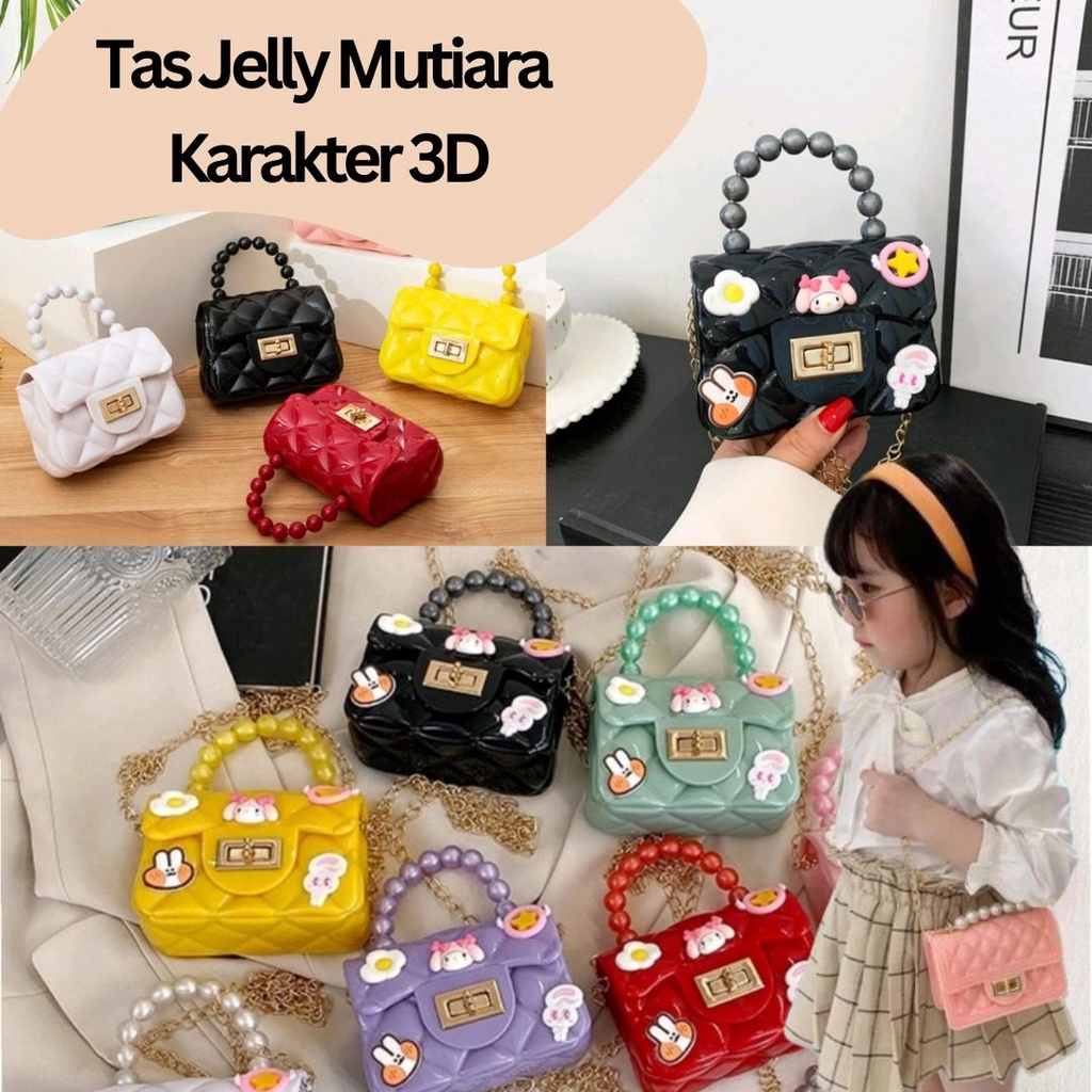 Jual Tas Jelly mini mutiara / Tas Selempang Mini / Tas Handbag / Jelly ...