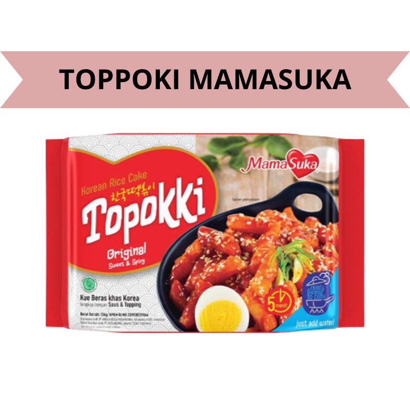 Jual Topokki / Tteobokki / Toppoki MamaSuka Original / Hot Spicy ...