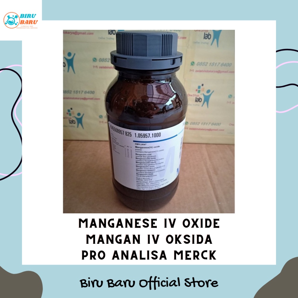 Jual MANGANESE IV OXIDE /MANGAN IV OKSIDA ( MnO₂ ) PRO ANALISA 10 GRAM ...