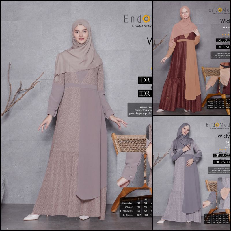 Jual GAMIS ENDOMODA WIDYA DRESS | Shopee Indonesia