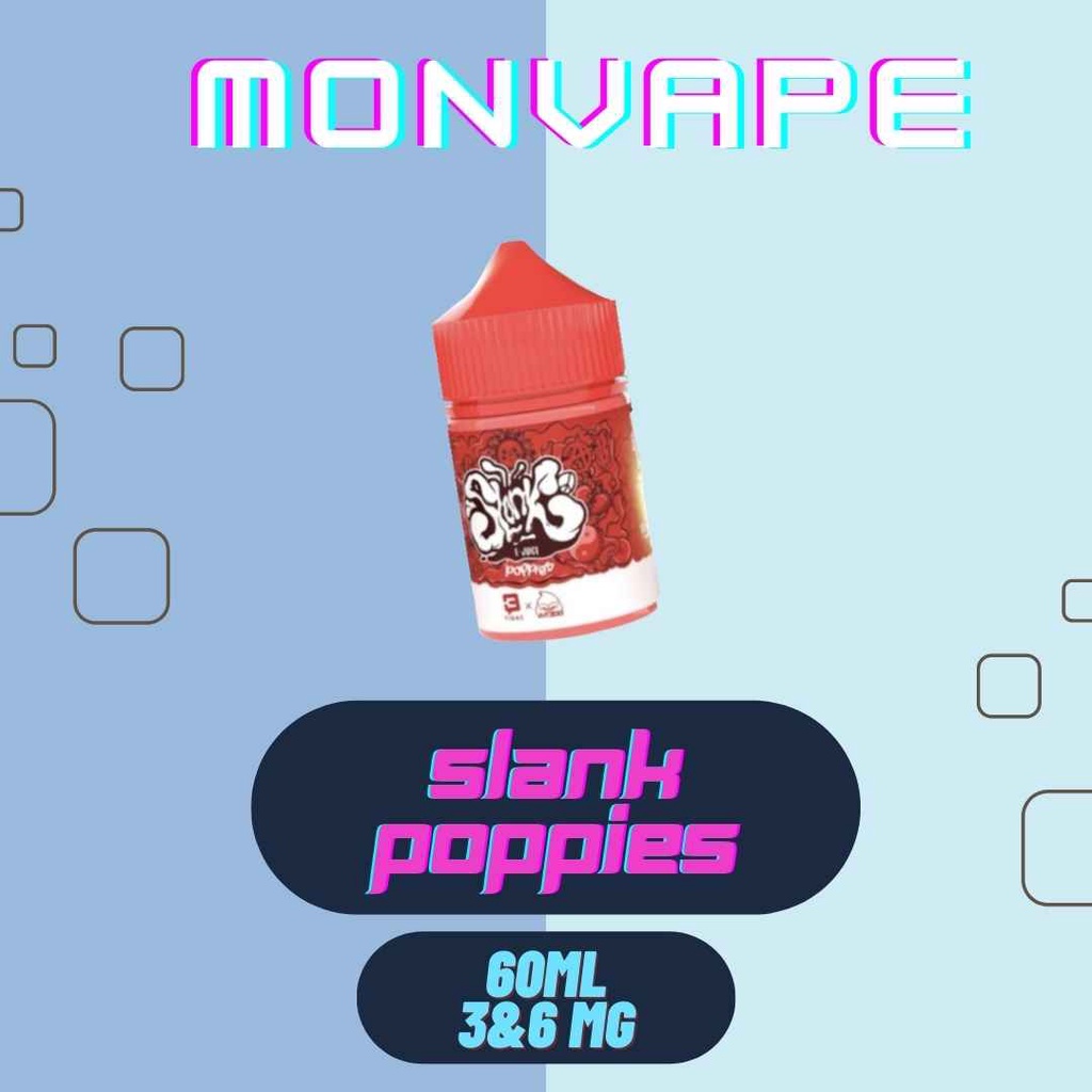 Jual SLANK V1 POPIES 60ML BY TIGAC X SLANK X VAPEZOO E-LIQUID | Shopee ...
