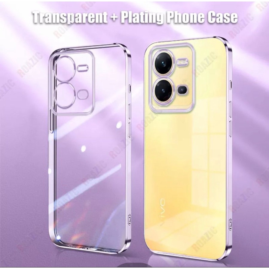 Jual Vivo V25 / V25E Soft Clear Case Silicone Phone Transparent Casing ...