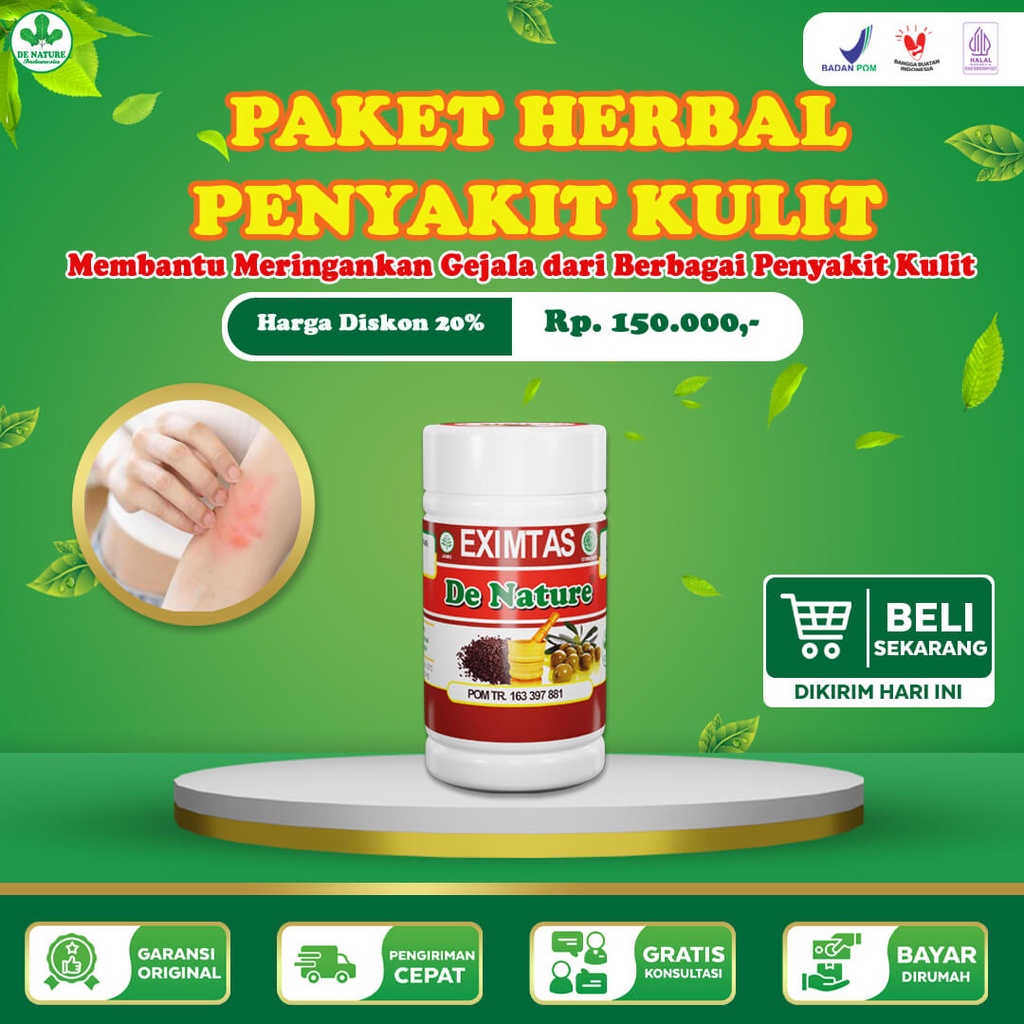 Jual Obat Biduran Original Alergi Gatal Biduren Ampuh Herbal Eximtas ...