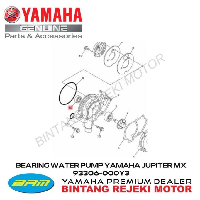 Jual bearing water pump jupiter mx 93306-000y3 [y-brm] | Shopee Indonesia