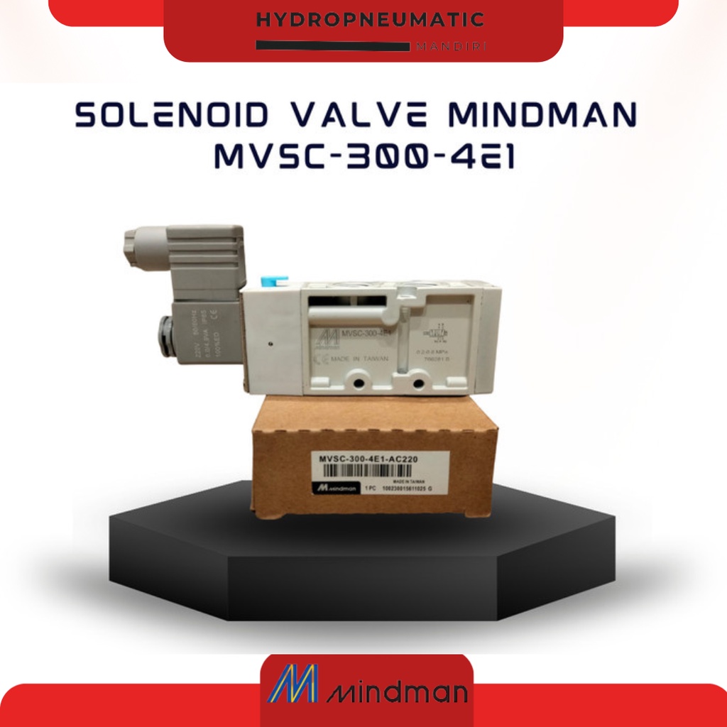Jual Solenoid valve MINDMAN MVSC-300-4E1 | Shopee Indonesia