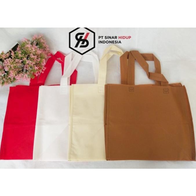 Jual siap kirim] Tas Kain Goodie Bag SPUNBOND Ukuran 32 x 27 x 26 cm (P ...