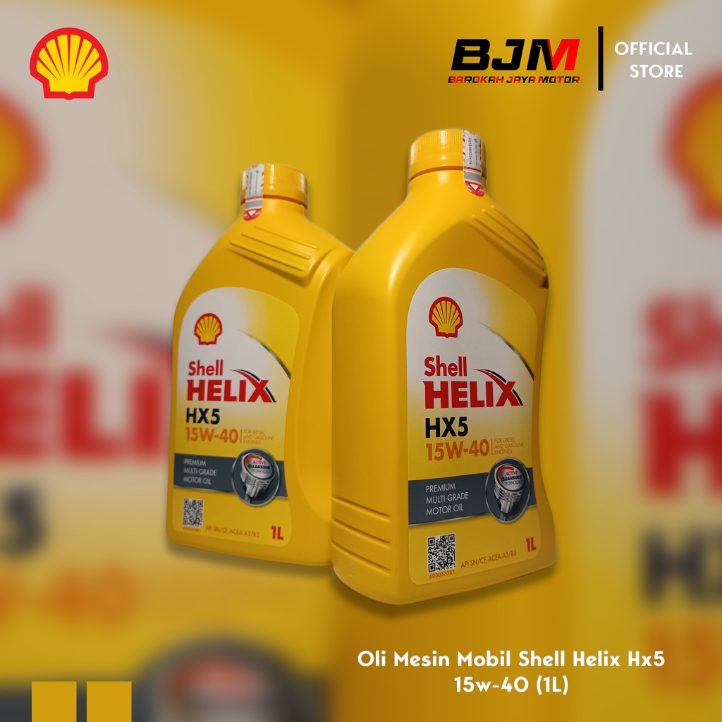 Jual Oli Shell helix Hx5 1 liter 15W-40 | Shopee Indonesia