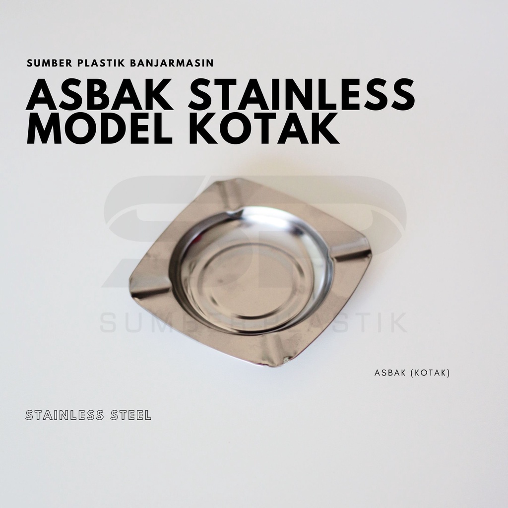 Jual Asbak Segi Stainless Asbak Murah Kotak (Asbak) | Shopee Indonesia