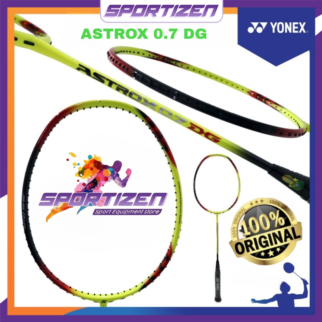 Jual RAKET BADMINTON BULUTANGKIS YONEX ASTROX 0.7 DG ORIGINAL | Shopee ...