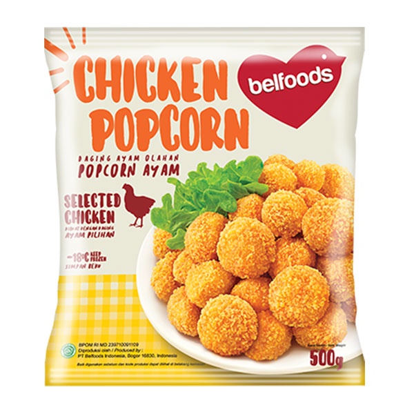 Jual BELFOODS FAVORITE CHICKEN POPCORN 500 GR | Shopee Indonesia