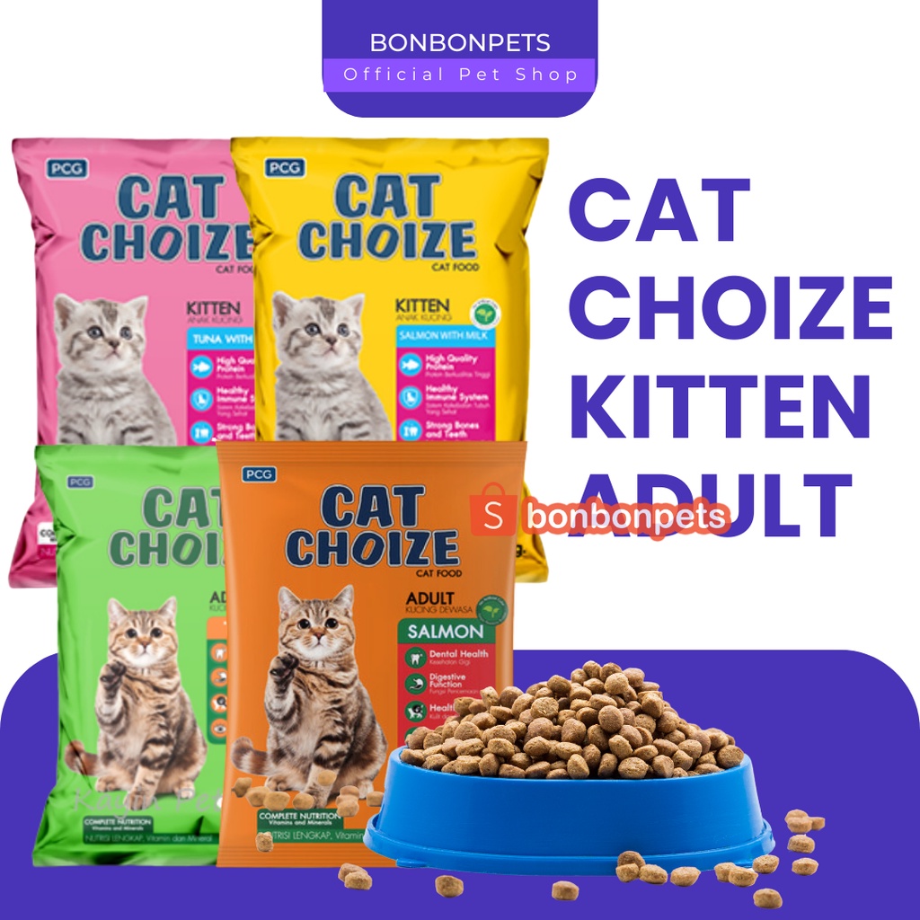 Jual Cat Choize Kitten 1kg Makanan Anak Kucing Kering Dry Food Cat ...