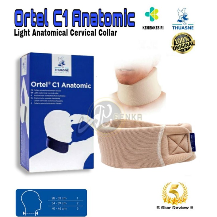 Jual ORTEL C1 ANATOMIC/ CERVICAL COLLAR/ NECK COLLAR CERVICAL ...