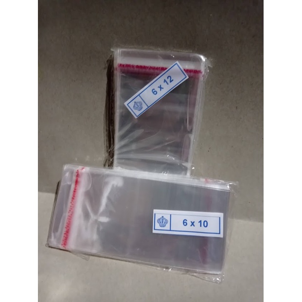 Jual Plastik Opp Seal Lem 6x10 6x12 6x25 7×10 7×12 Plastic Wrap Kemasan ...