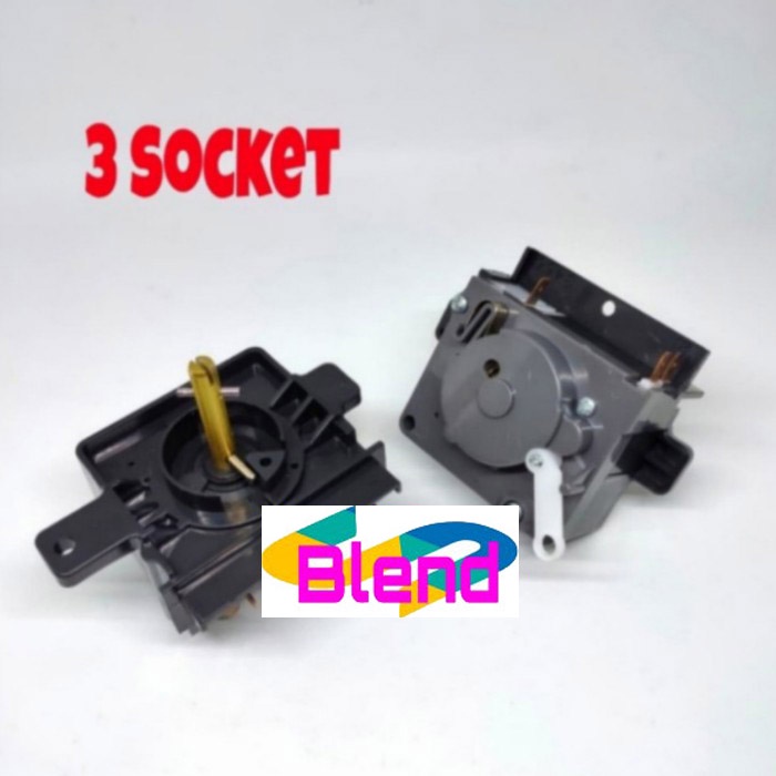 Jual Timer 3 SOCKET Model Panasonic Mesin Cuci-Saklar Putaran 3 Pin ...