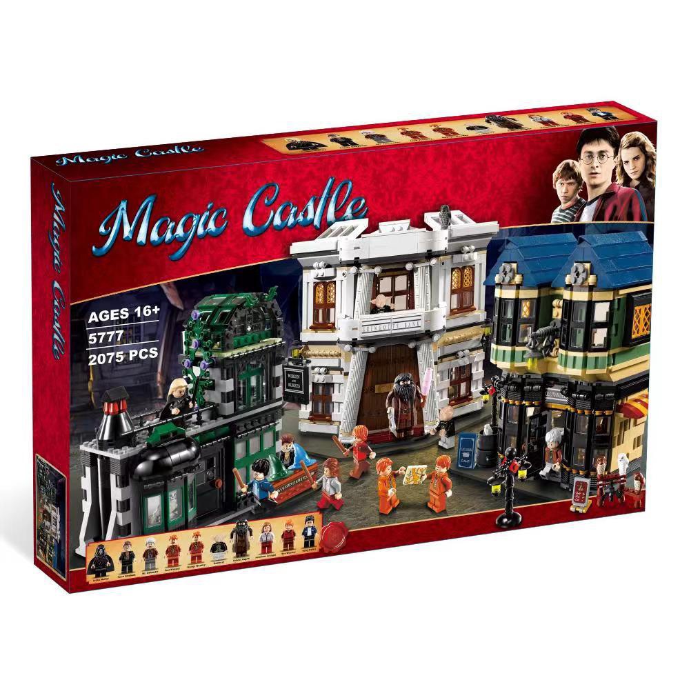 Jual Brick Harry Potter Magic Castle Diagon Alley Compatible 10217 ...