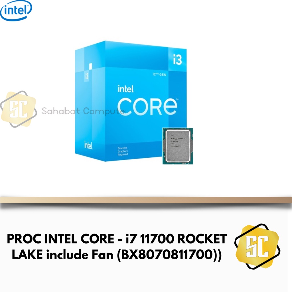 Jual PROC INTEL CORE - i3 12100F Alder Lake include Fan BX8071512100F ...