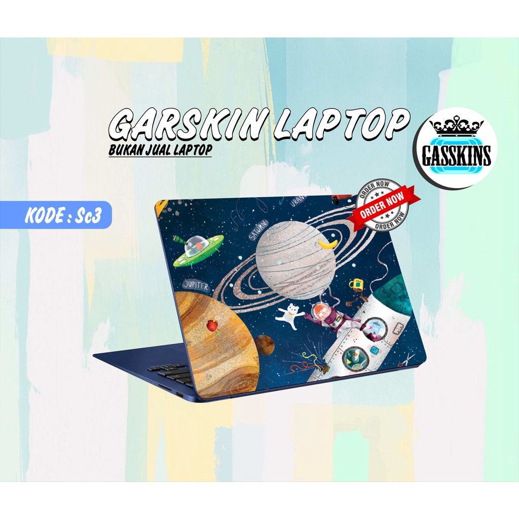 Jual GARSKIN LAPTOP SPACE CARTOON (BISA CUSTOM GAMBAR) | Shopee Indonesia