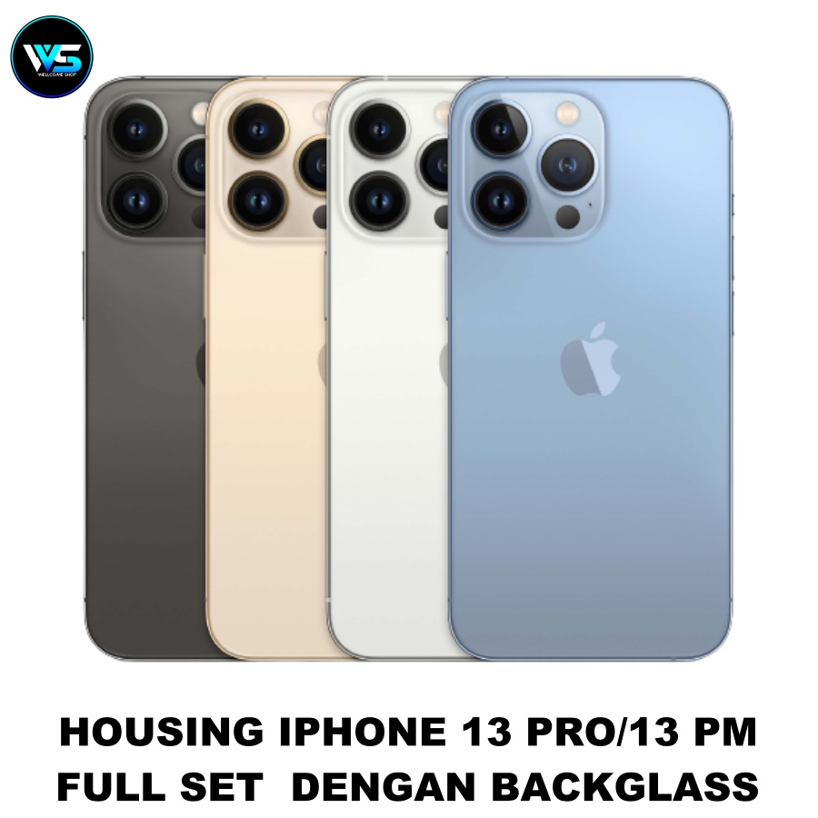 Jual Housing Ip 13 Pro 13 Pro Max Full Set Casing + Backglass Tutup ...