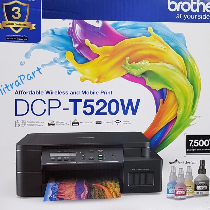 Jual PRINTER DCP T520W ALL IN ONE WIFI ORIGINAL | Shopee Indonesia