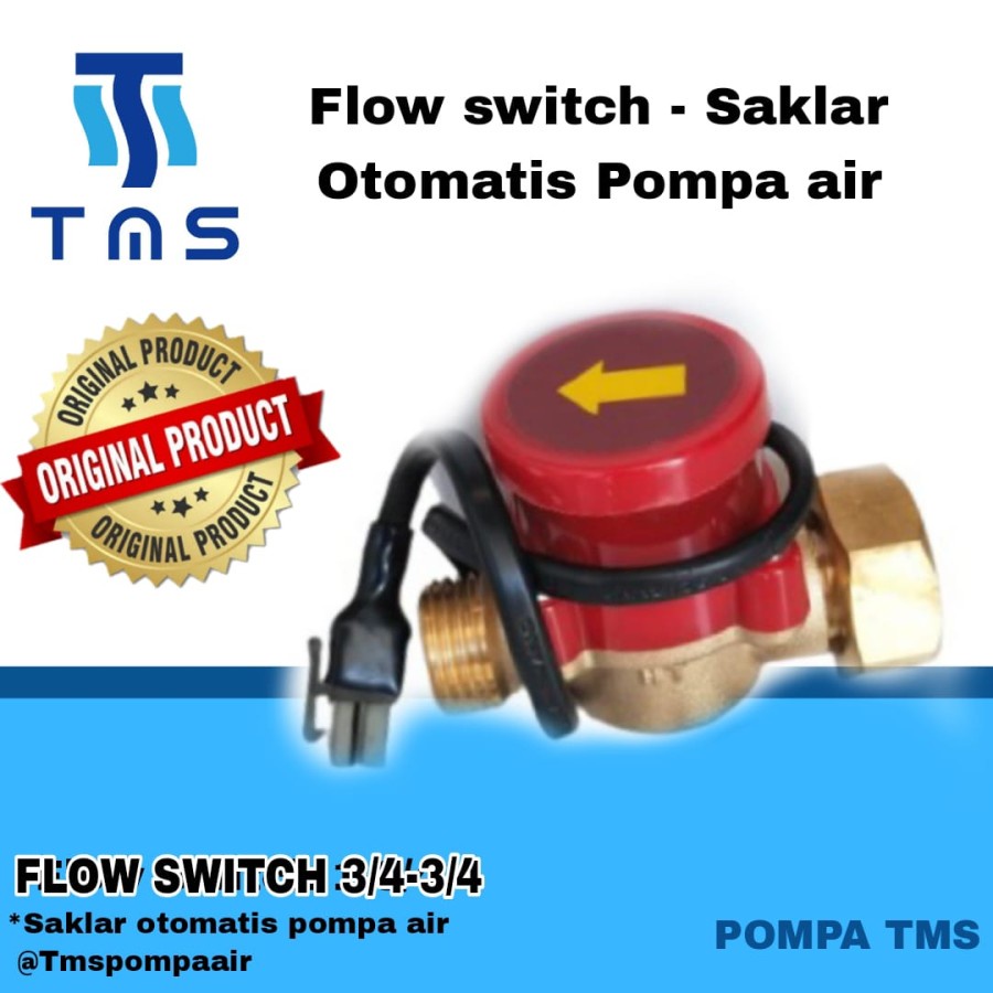Jual Flow Switch Pompa Air Booster 3/4"-3/4" Saklar Otomatis Water ...