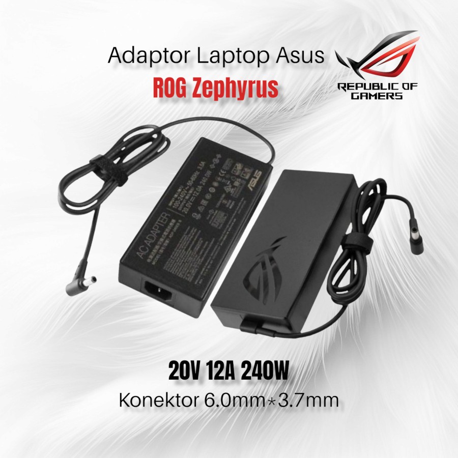 Jual Adaptor Charger Asus ROG 20V 12A 240W 6.0*3.7MM ADP-240EB B ...