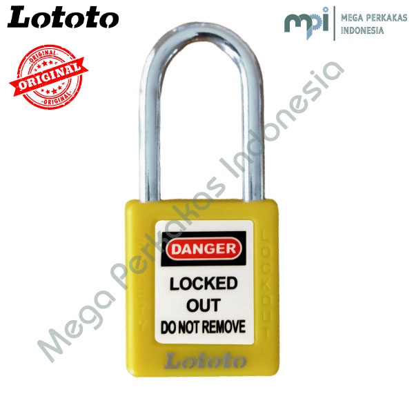 Jual Gembok Safety LOTO Lototo L410 YLW Thermoplastic Padlock | Shopee ...