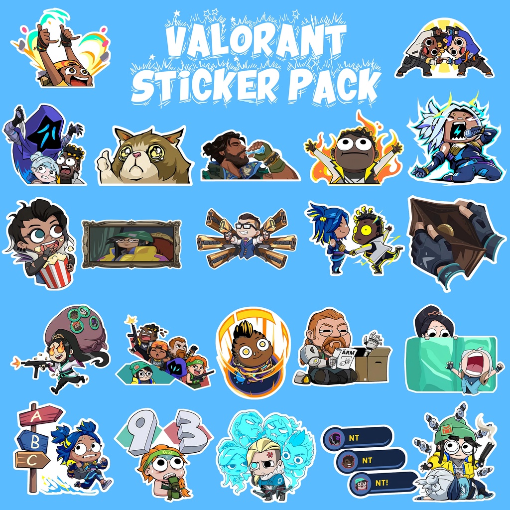 Jual COD - Sticker Pack Valorant | Shopee Indonesia