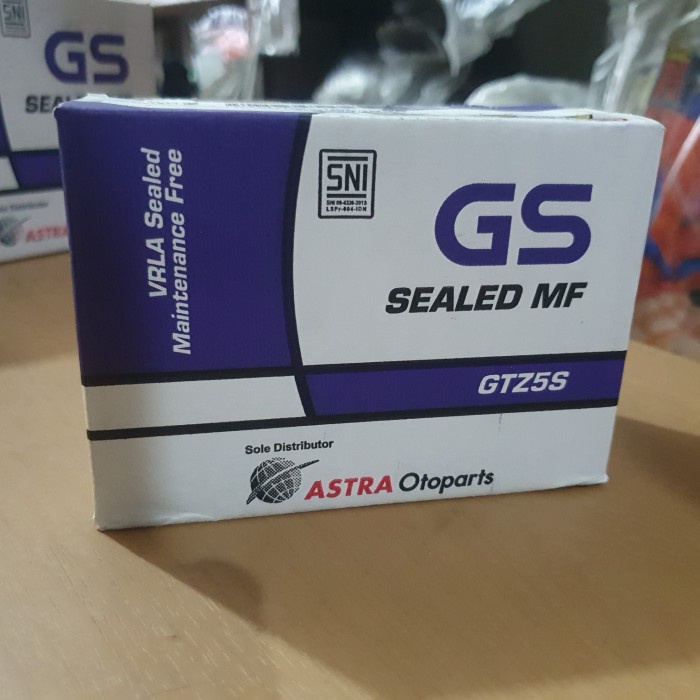 Jual Produk Terbaik] AKI/BATTERY GS SEALED MF GTZ5S | Shopee Indonesia