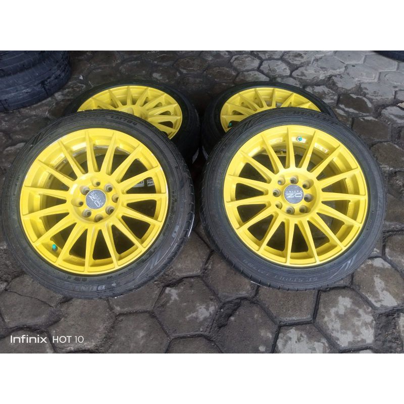 Jual velg copotan bekas racing oz ring 16+ban 195 50 16 lebar 7 pcd 4x100 4x114 | Shopee Indonesia