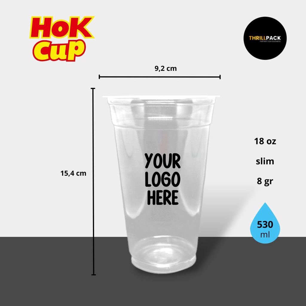 Jual Sablon Cup Slim ALL Merk Termurah - Sablon Gelas Plastik / Sablon Cup / Cup Plastik PP ...