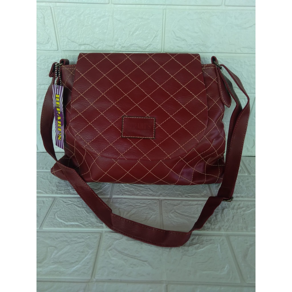 Jual tas wanita merah tali panjang | Shopee Indonesia