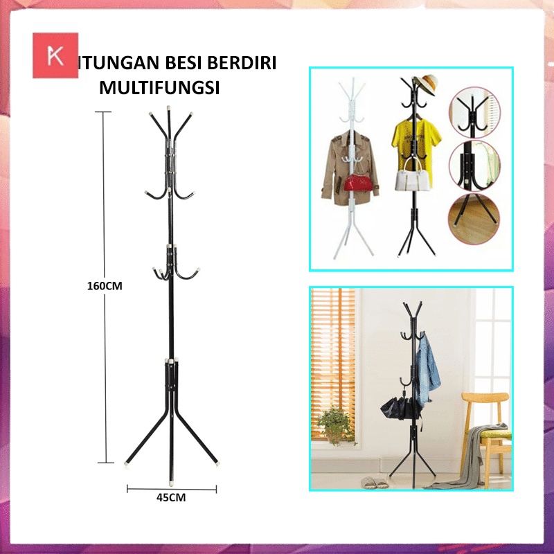 Jual ANG GANTUNGAN TIANG BESI BERDIRI SERBAGUNA / HANGER STANDING BAJU ...