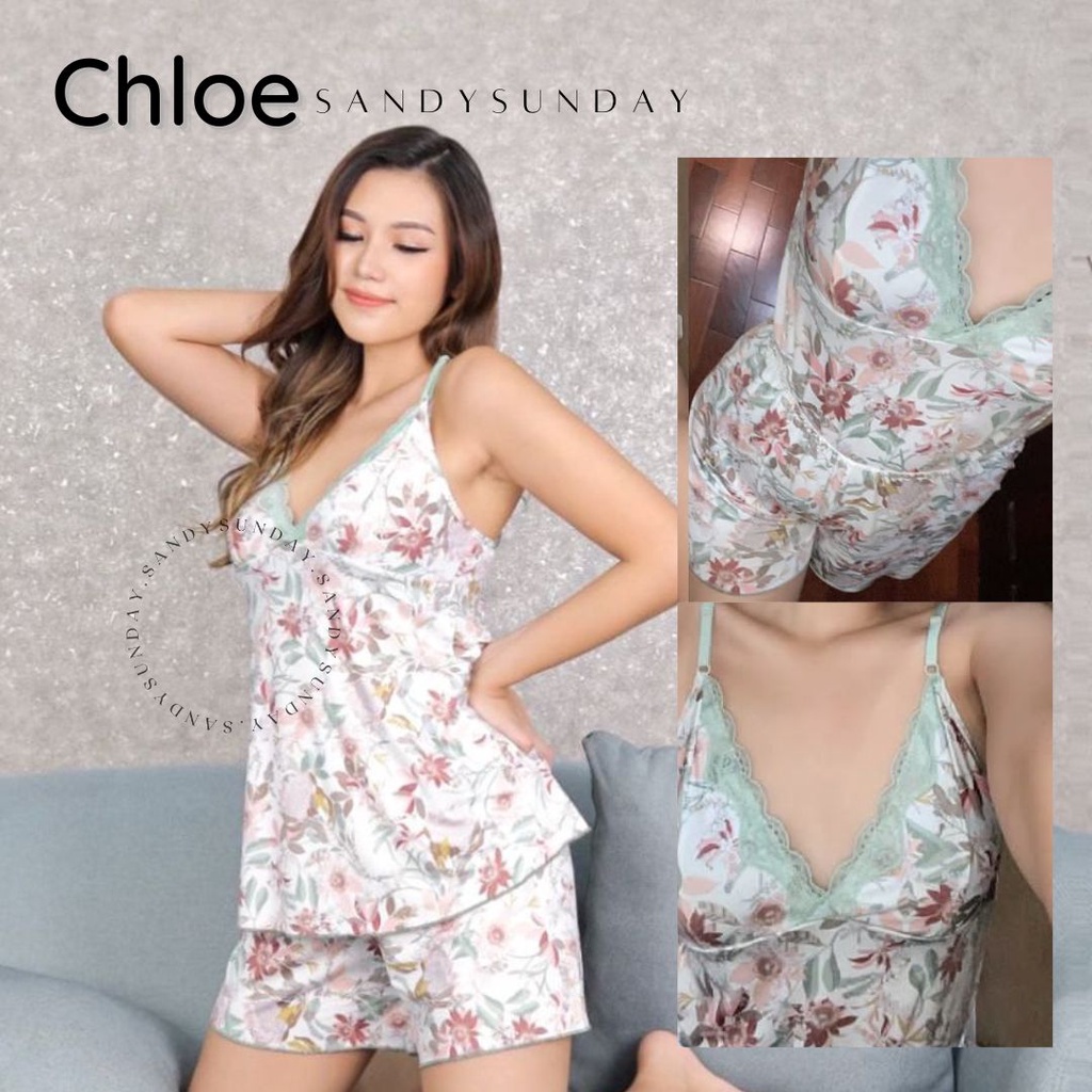 Jual Sleepwear Set Camisol Taktop + Celana Baju Tidur Wanita Sexy ...